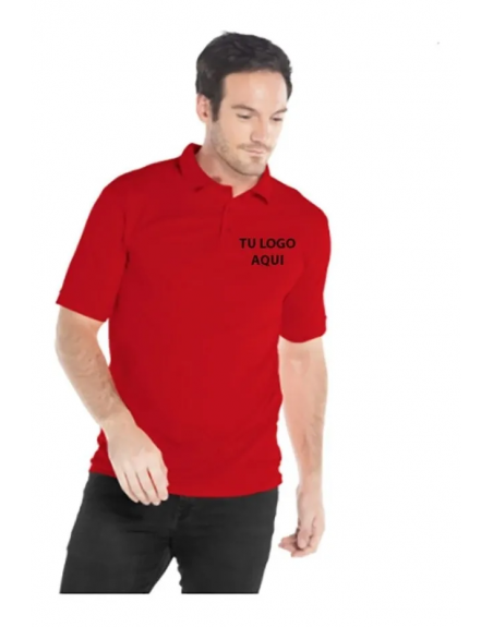 Camisa Polo Bordada Con Logo.