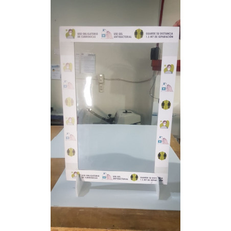 Display con pelicula PVC con coroplast de 41cmx60cm transparente para ...